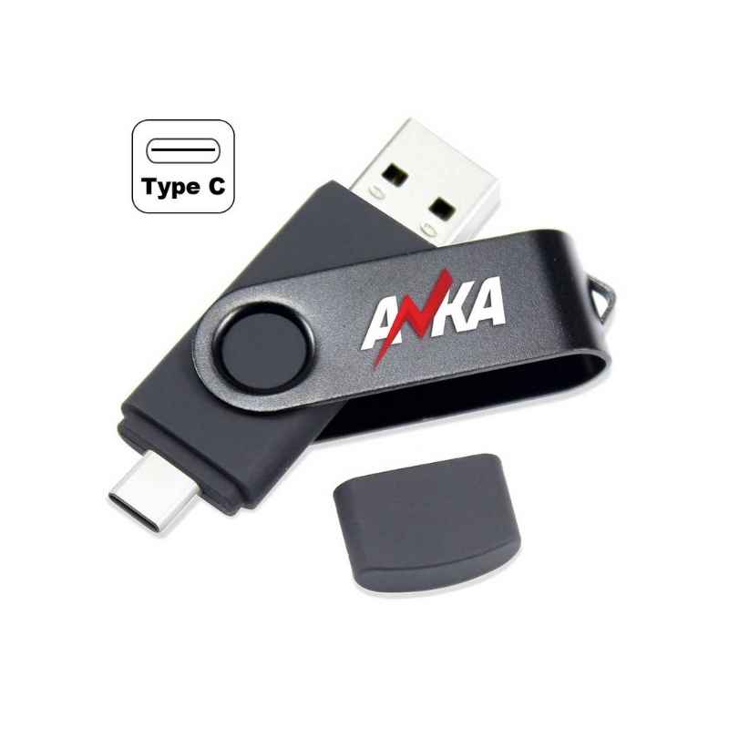 USB FLASH DRIVE 3.0 TYPE-C 16GB WS 10-25MB-S RS 55-80MB-S ANKA - Online ...